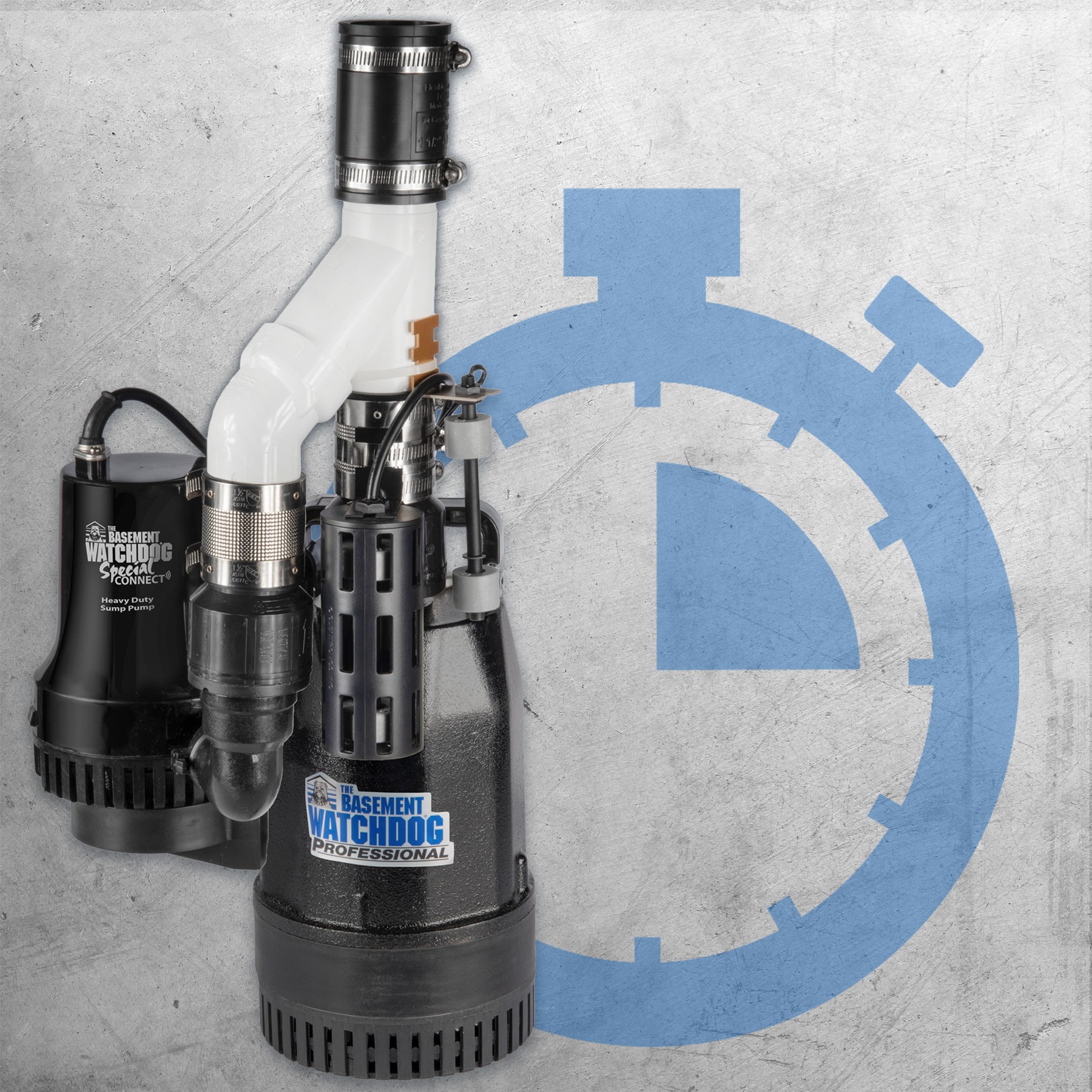 Preassembled for Easy Installation (Big Combo) - The Basement Watchdog